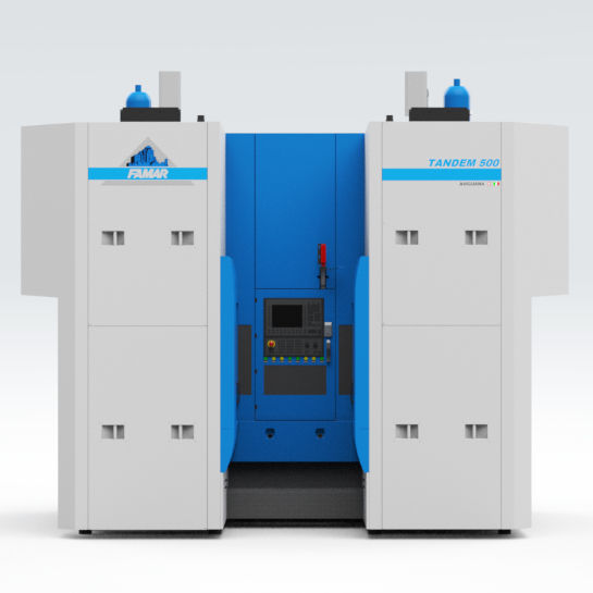 CNC turning machine - TANDEM 500 - Famar Srl - vertical / 3-axis ...