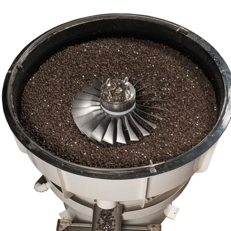 Finishing vibratory finishing machine - Hammond Roto-Finish - centrifugal