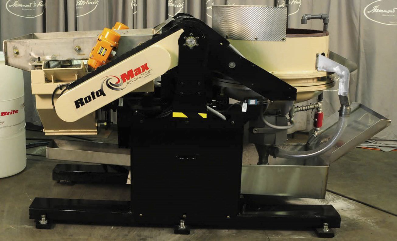 Centrifugal disc finishing machine - Roto-Max Revolution - Hammond Roto ...