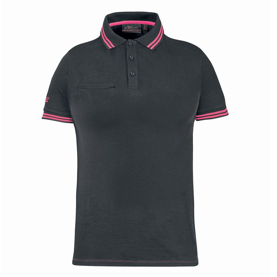Work polo - WAY LADY - U Group Srl - cotton / spandex / for construction