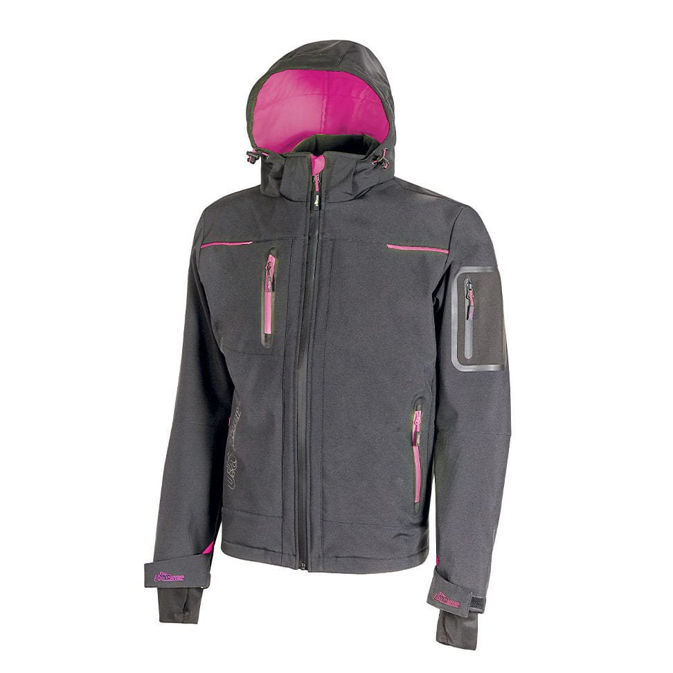 Work jacket - SPACE LADY - U Group Srl - waterproof / fabric / women's