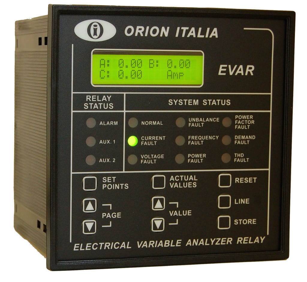 Voltage monitoring relay - EVAR ETH - Orion Italia - current / phase ...