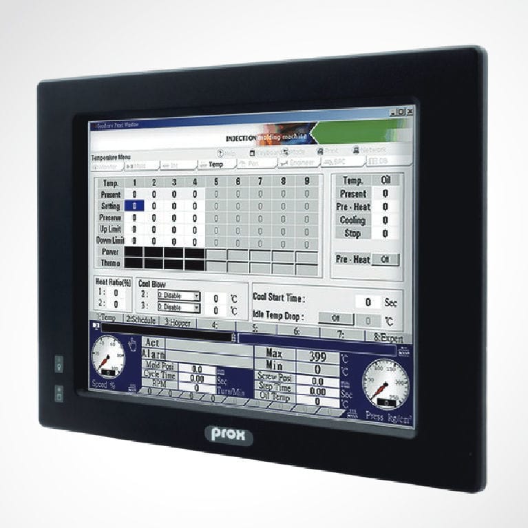 TFT LCD panel PC - SP-6155 - Protech Systems - 5-wire resistive touch ...