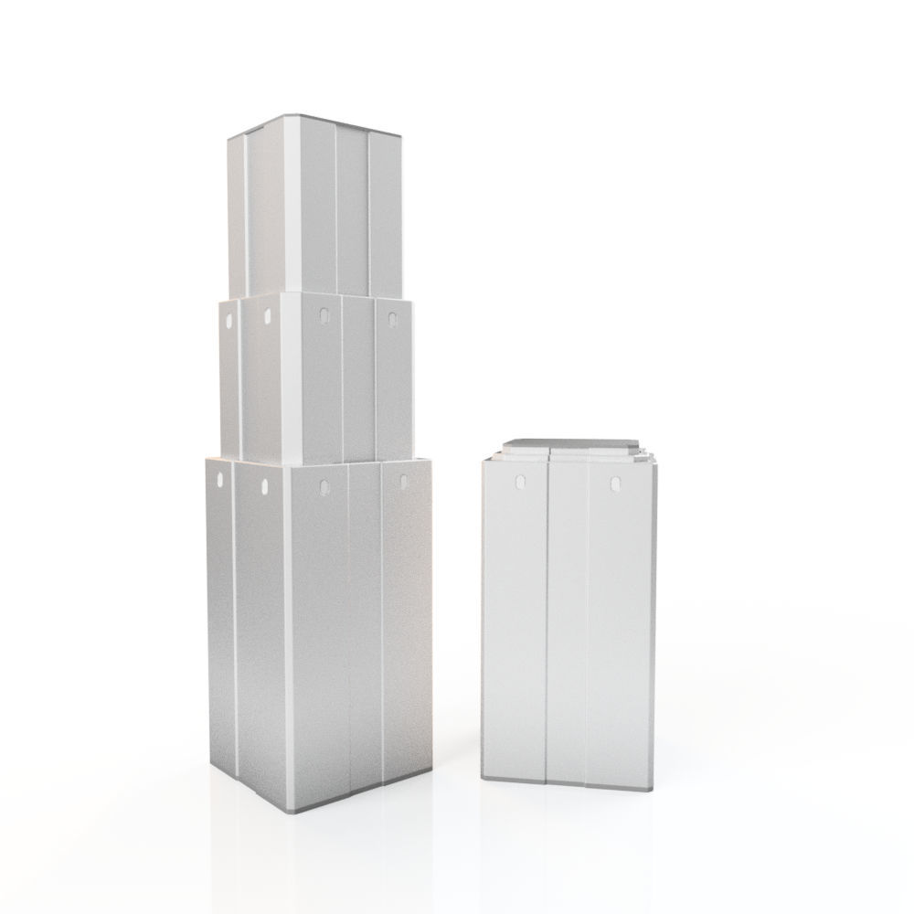 Industrial lifting column - A series - X2 Technology - telescopic / 3 ...