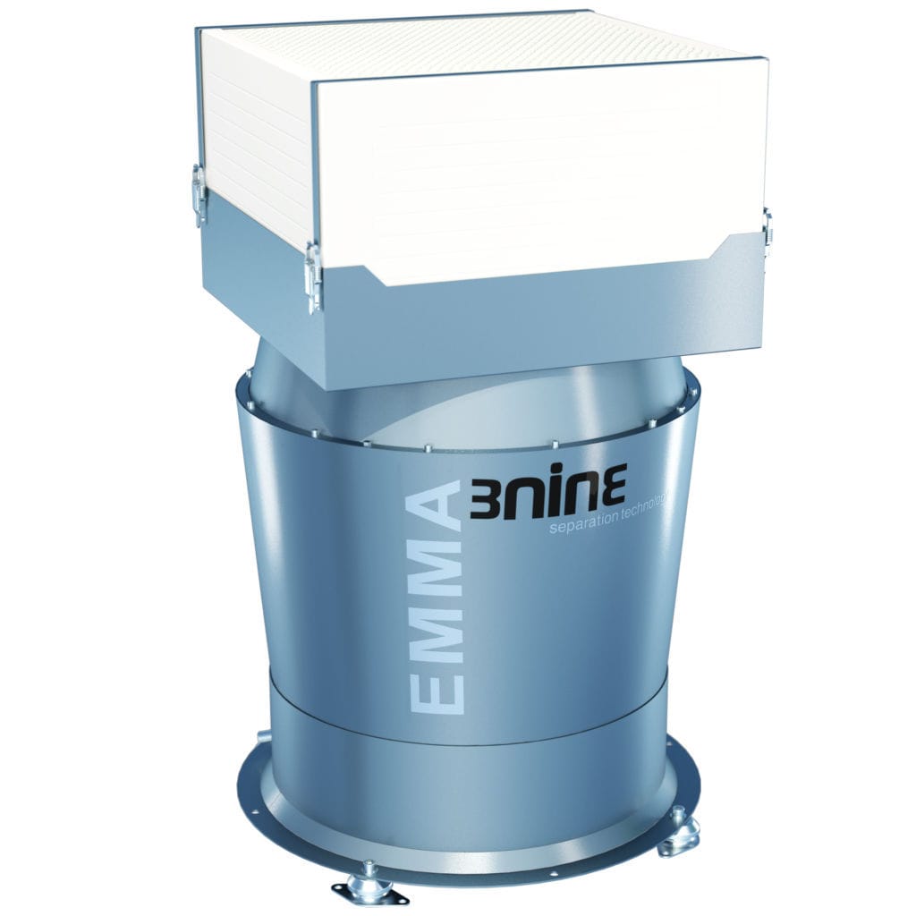 Oil mist collector - Emma 2500 - 3nine - filtration media / for machine ...