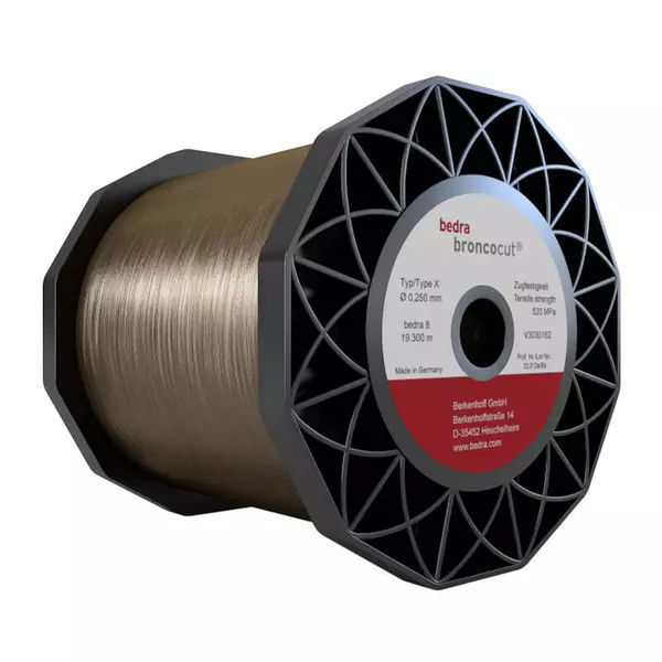 Zinc-coated EDM wire - BRONCOCUT® TYPE X - Berkenhoff GmbH - precision ...