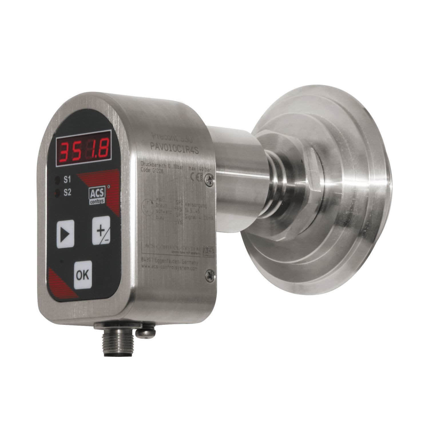 Analog pressure sensor - PRECONT® S30 - ACS Control-System GmbH - for ...