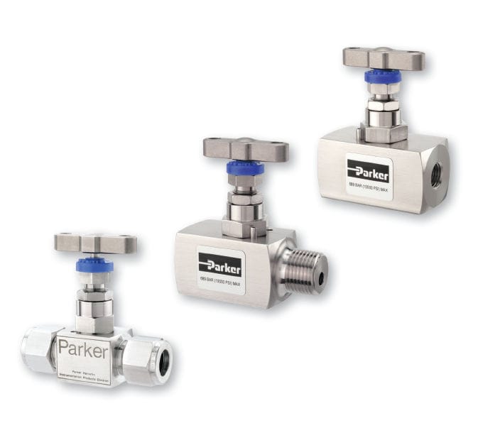 Needle valve - HV series - Parker Hannifin France SAS - lever / with ...