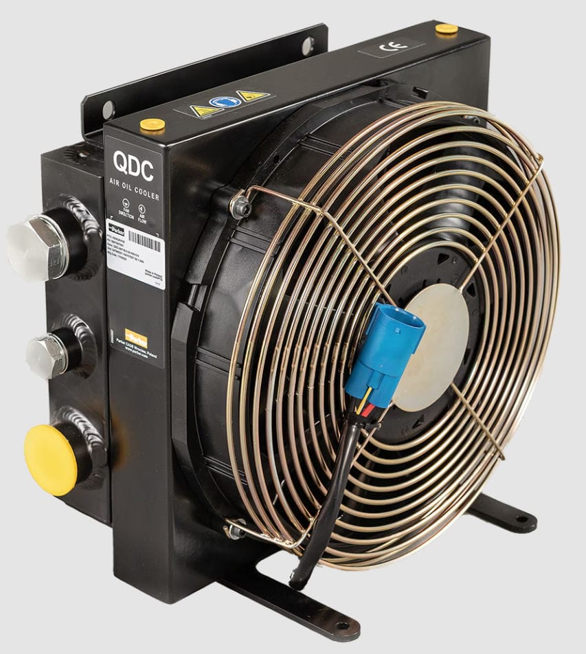 Rotary heat exchanger - QDC - Parker Hannifin France SAS - air/oil