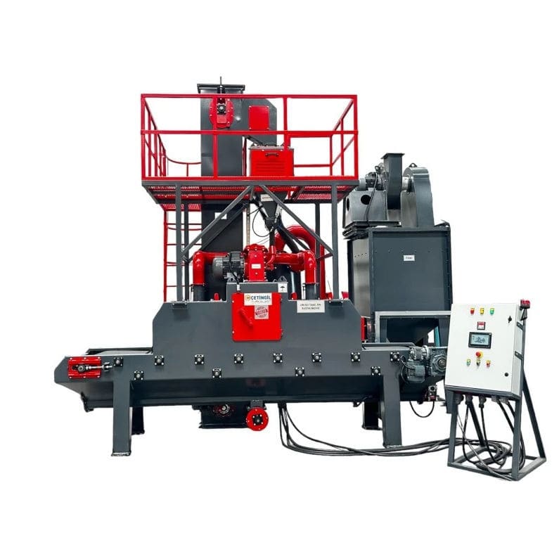 Automatic sandblasting machine - CMK series - Cetingil Machinery ...