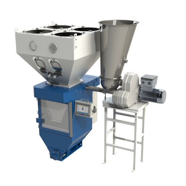 Powder batch blender - OPTI-POW 200 - TSM Control Systems - gravimetric ...