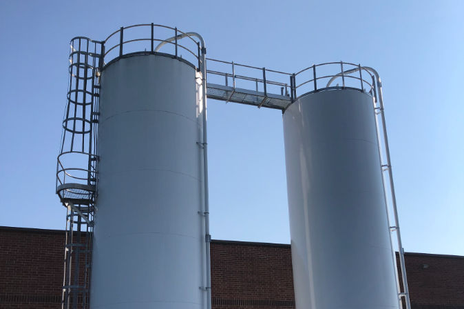 Storage tank - TSM Control Systems - process / dry bulk material / plastic