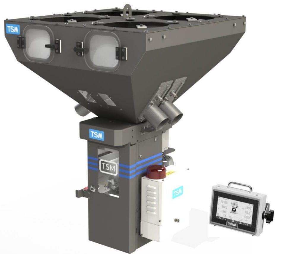 Gravimetric batch blender - OPTIMIX-200 - TSM Control Systems - weight ...