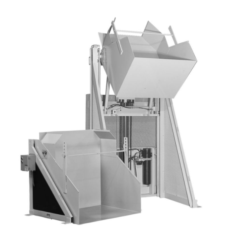 Hydraulic tipping station - TSM Control Systems - electric / lifting