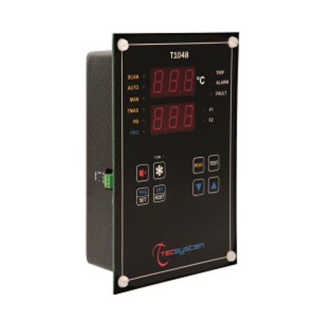 Digital temperature controller - T1048 - TECSYSTEM srl - dual-display ...