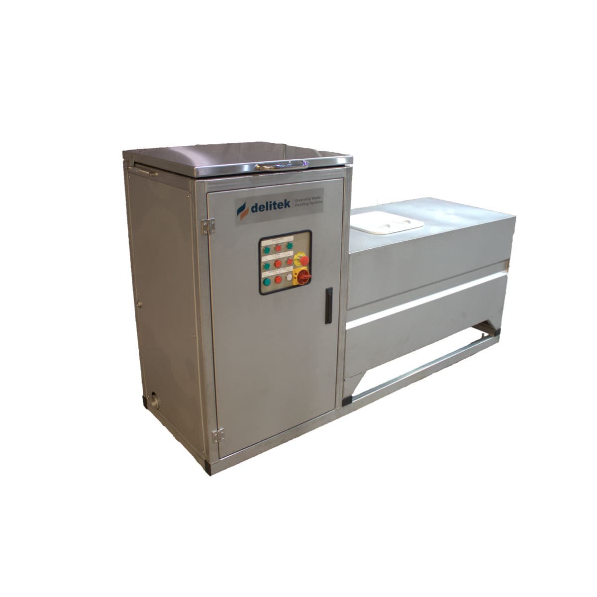 Food crusher-compactor - FWS series - Delitek AS - waste / wet / vertical