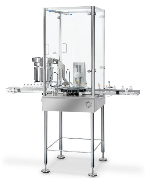 Rotary capping machine - 3 600 p/h | SX-150-PP - DARA Pharmaceutical ...