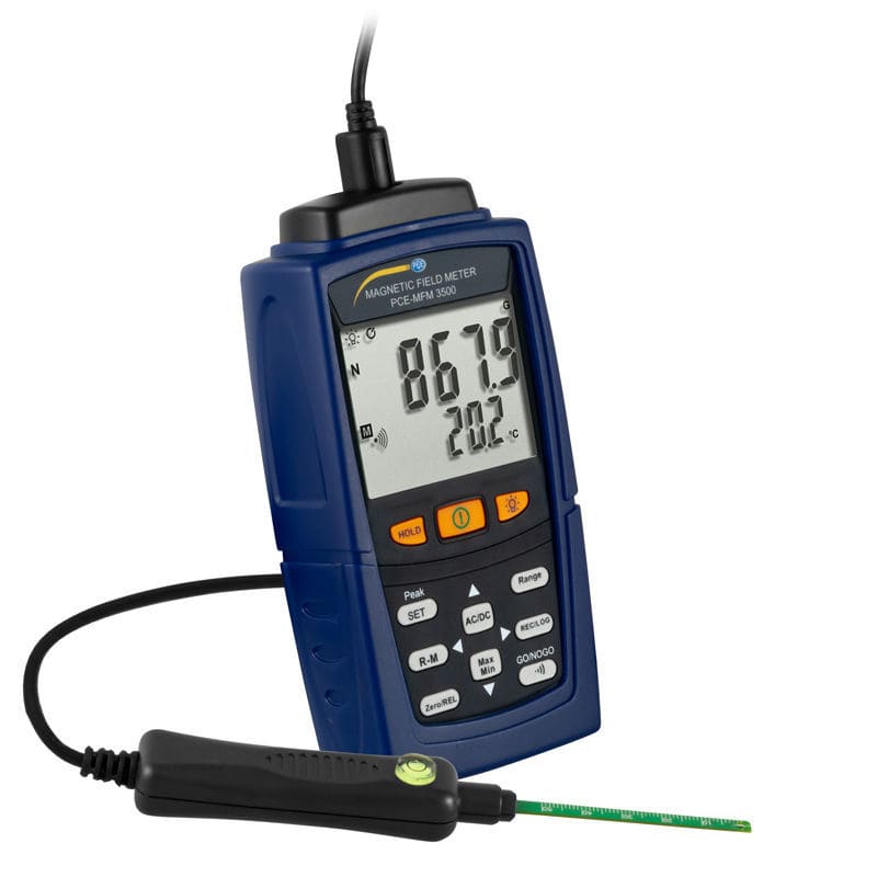 Portable gaussmeter - PCE-MFM 3500 - PCE Deutschland GmbH - hand-held / USB