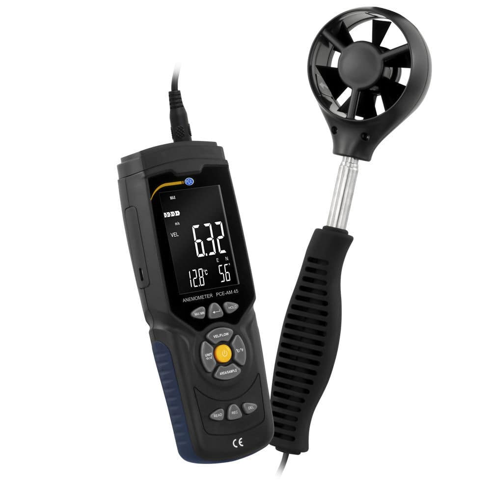 Vane thermo-anemometer - PCE-AM 45 - PCE Deutschland GmbH - portable ...