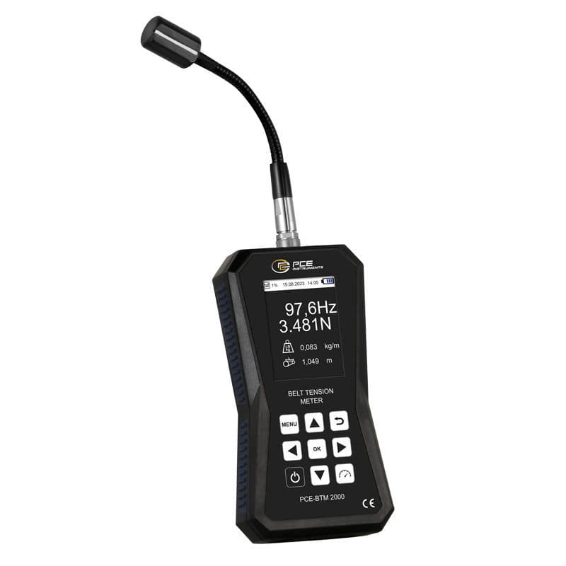 Belt tension measuring instrument - PCE-BTM 2000A - PCE Deutschland ...