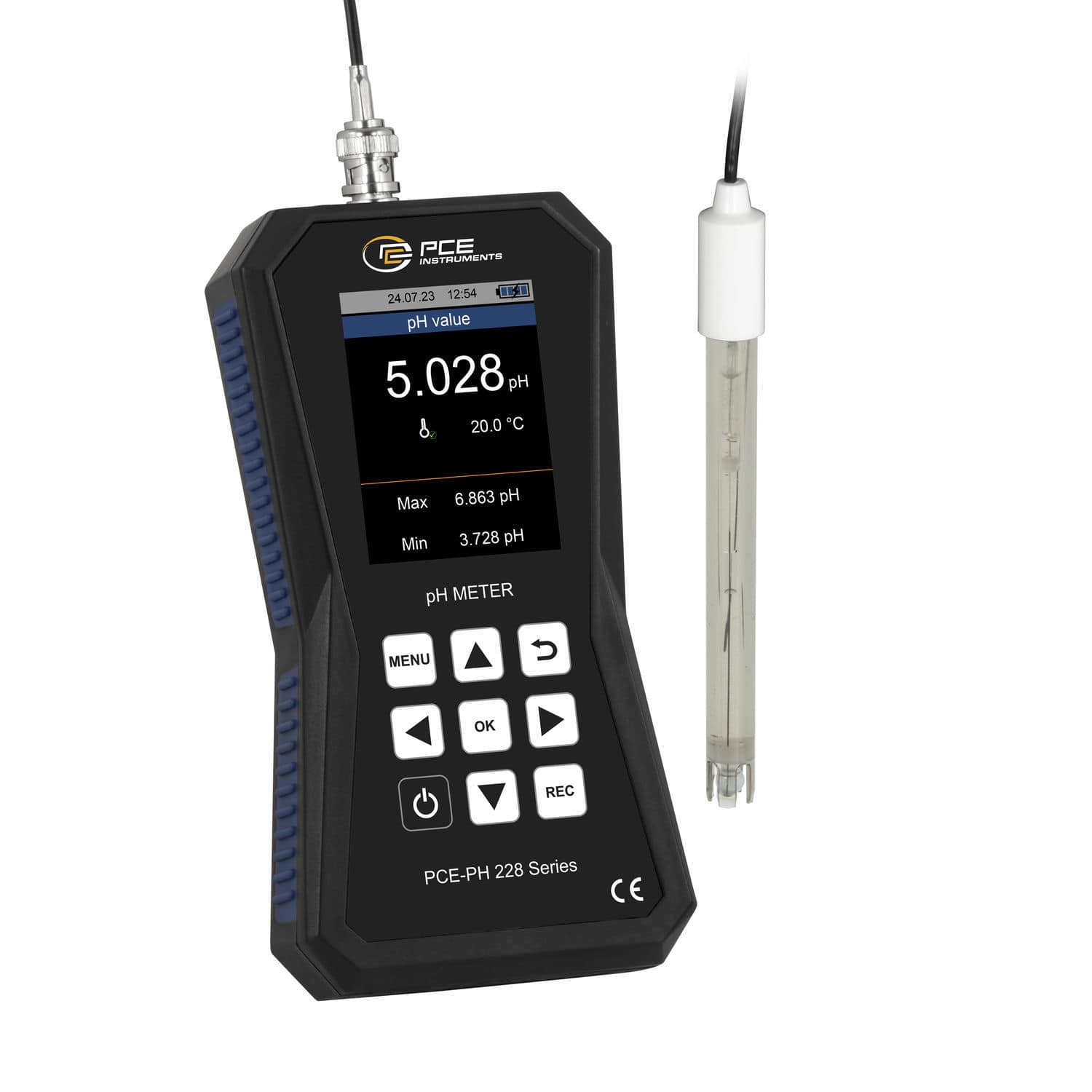 Mobile pH meter - PCE-PH 228 - PCE Deutschland GmbH - portable / water ...