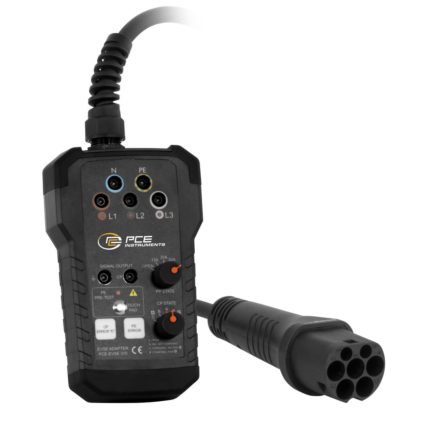 Test power adapter - PCE-EVSE 310 - PCE Deutschland GmbH - EVSE