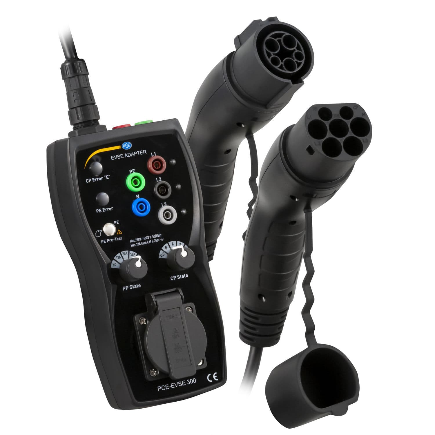 Test power adapter - PCE-EVSE 300 - PCE Deutschland GmbH - EVSE