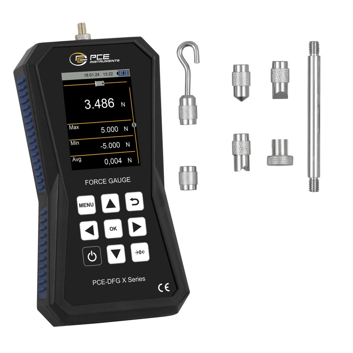 Digital dynamometer - PCE-DFG X Series - PCE Deutschland GmbH - dynamic / portable / tension ...