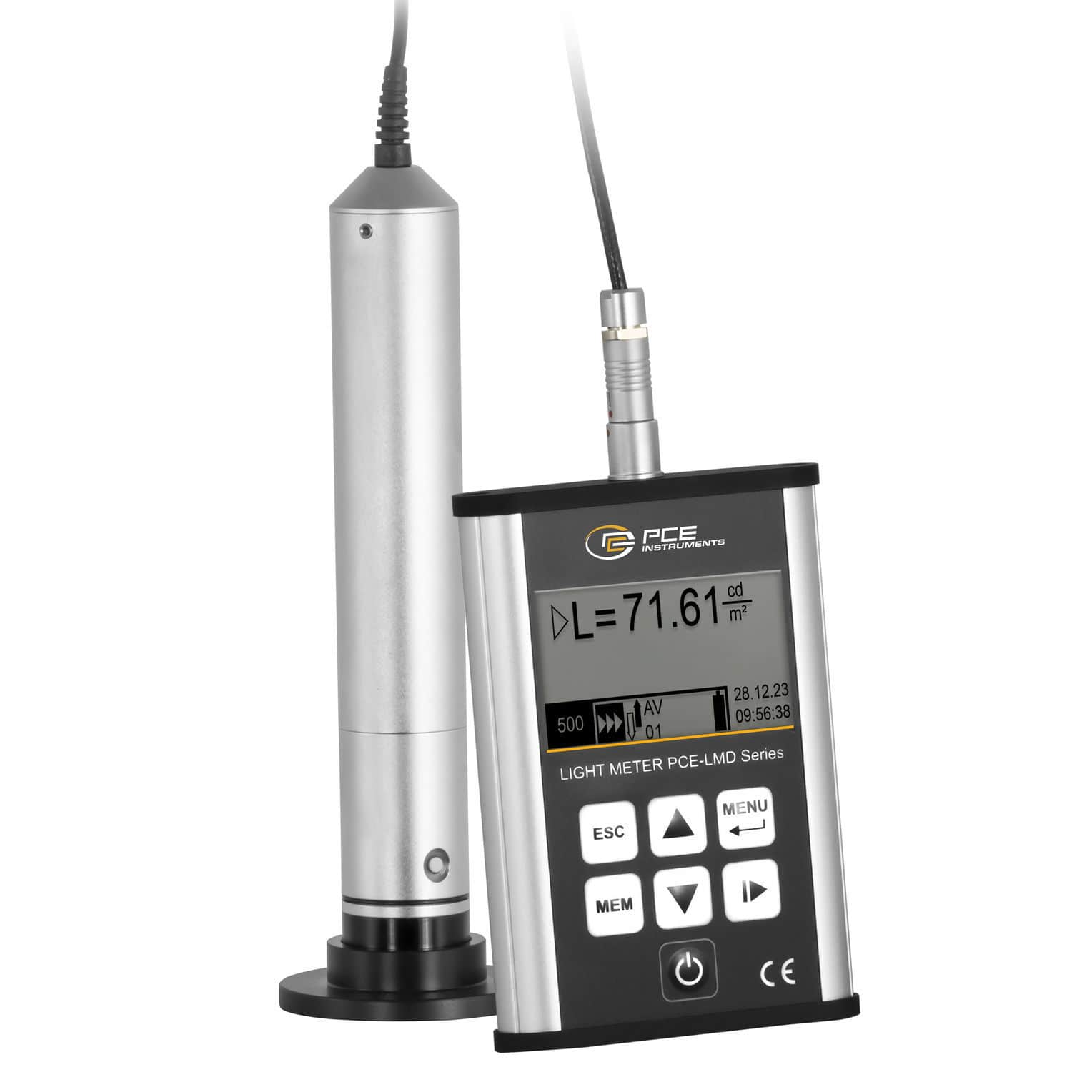 Digital luminance meter - PCE-LMD 100 - PCE Deutschland GmbH - portable ...