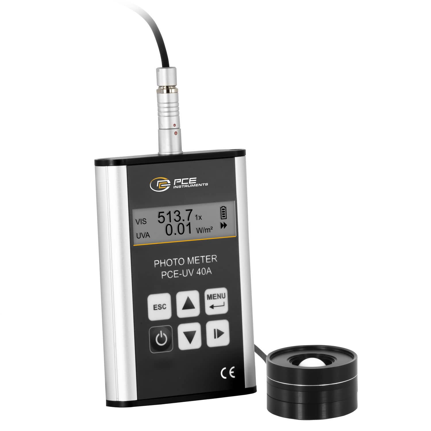 Digital light meter - PCE-UV 40A - PCE Deutschland GmbH - portable ...