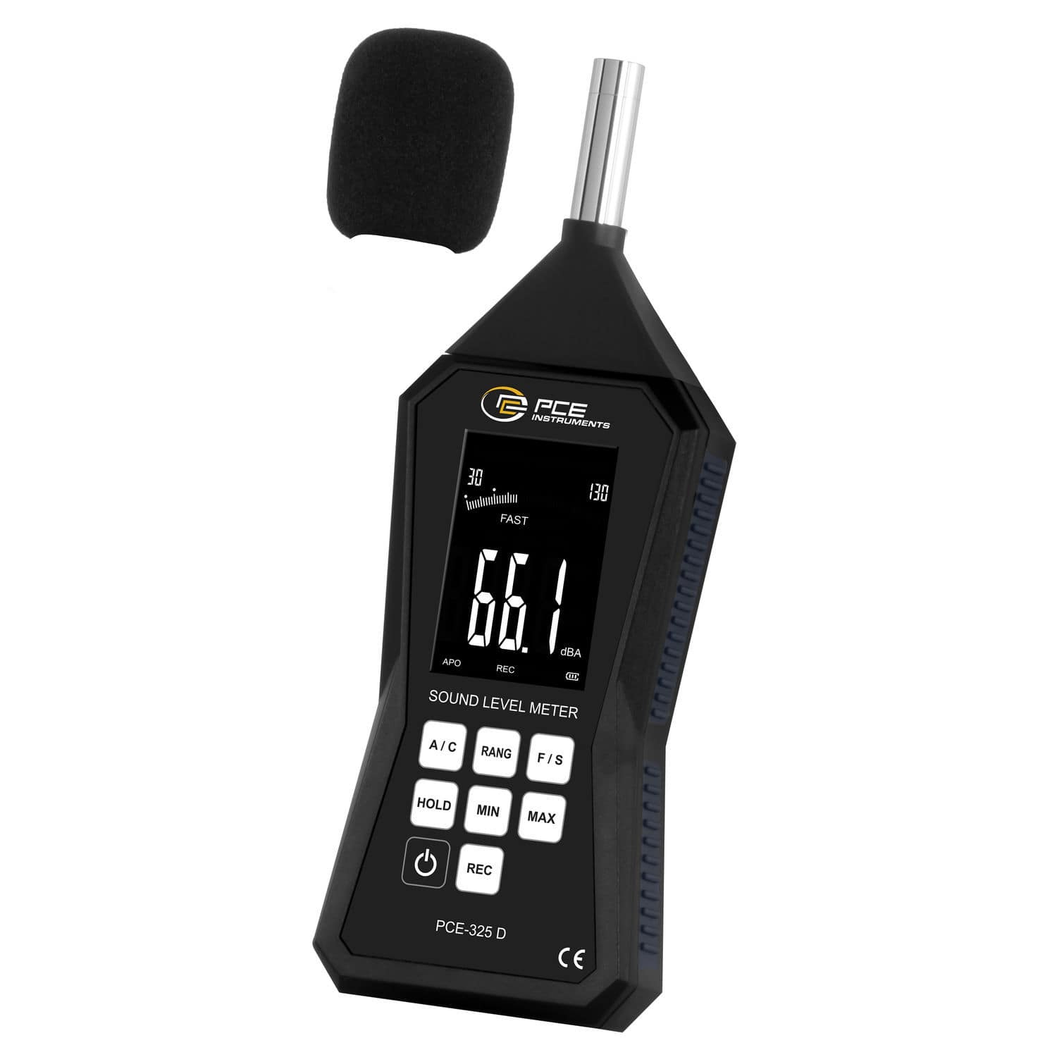 Basic sound level meter - PCE-325D - PCE Deutschland GmbH - class 2 / data logging / digital