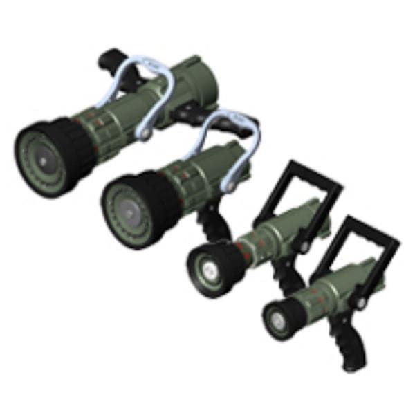 Manual fire nozzle - TURBOKADOR series - POK - compressed air foam