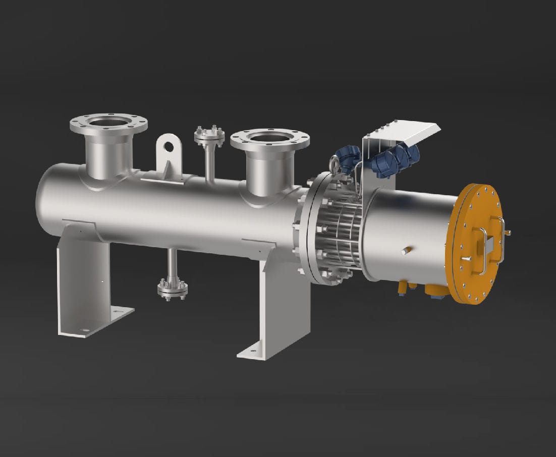 Liquid heater - TEMPSENS - circulation / electric / compact