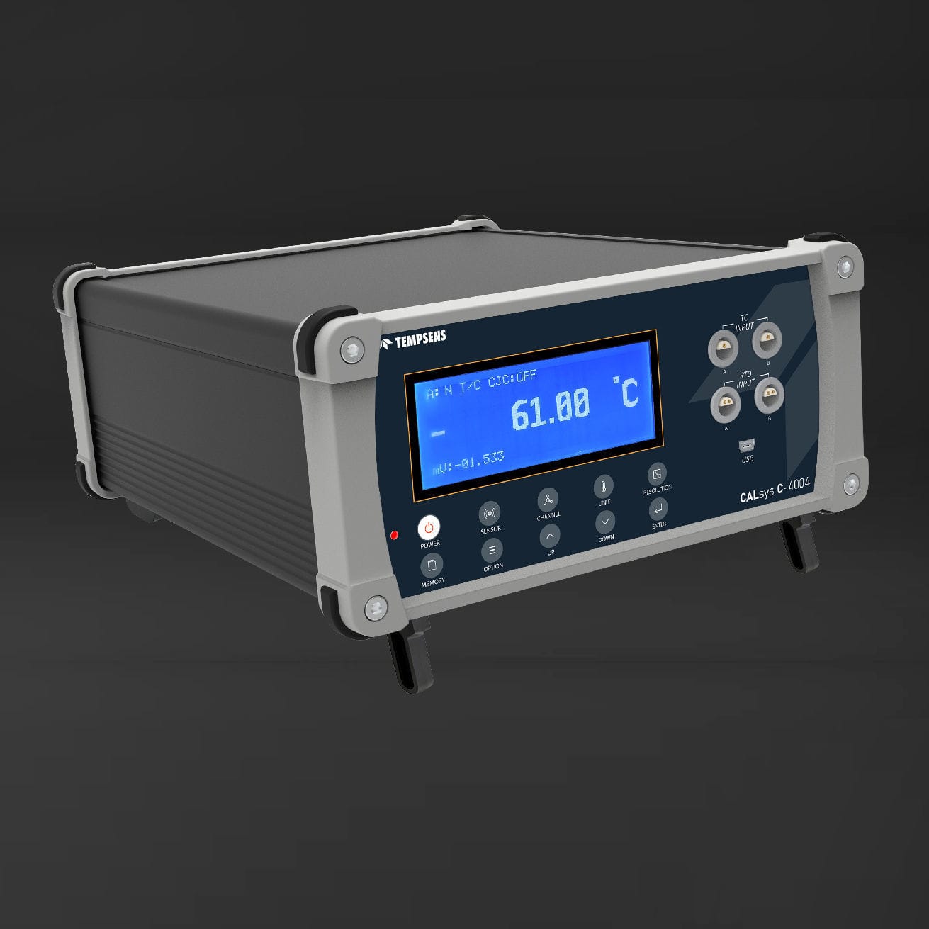 Temperature indicator - CALsys C-4004 - TEMPSENS - LCD display ...