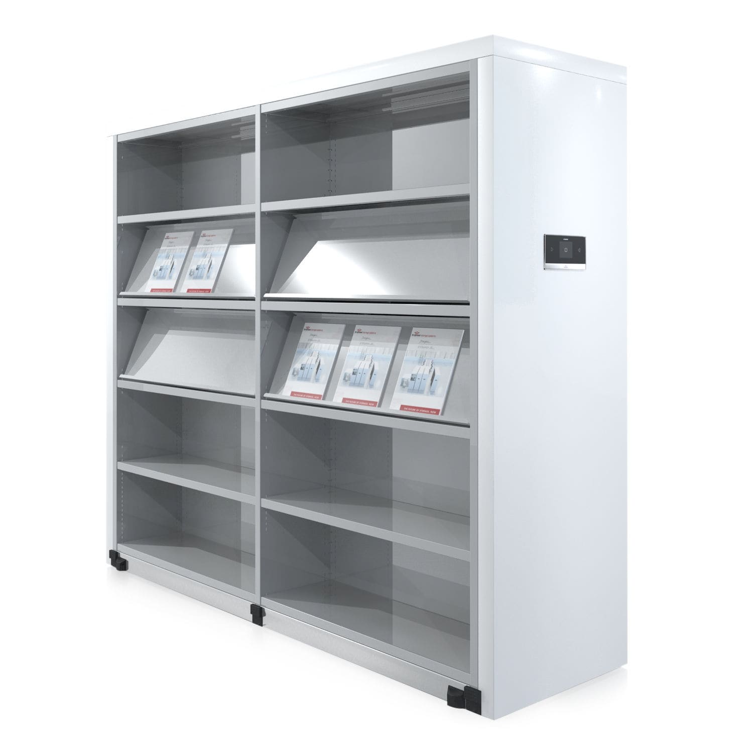 Shelving with shelves - Compactus® - Bruynzeel Storage System - mobile ...