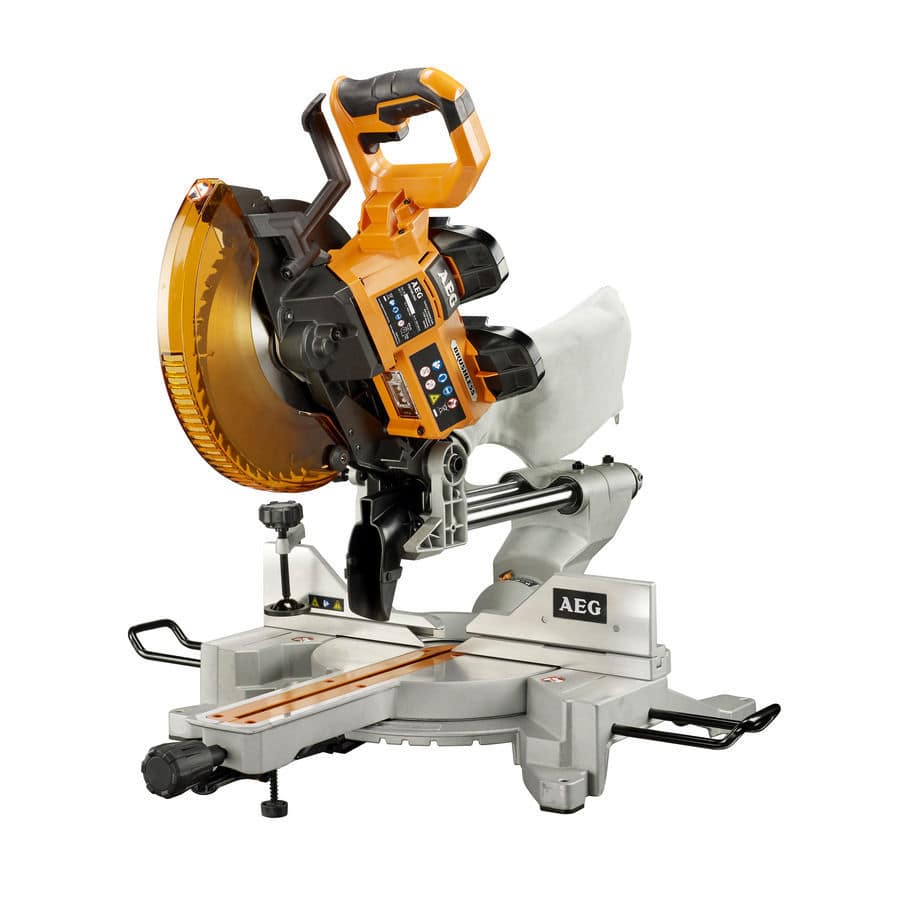 Miter saw - BPS18-254BL - AEG Powertools - wood / cordless / sliding