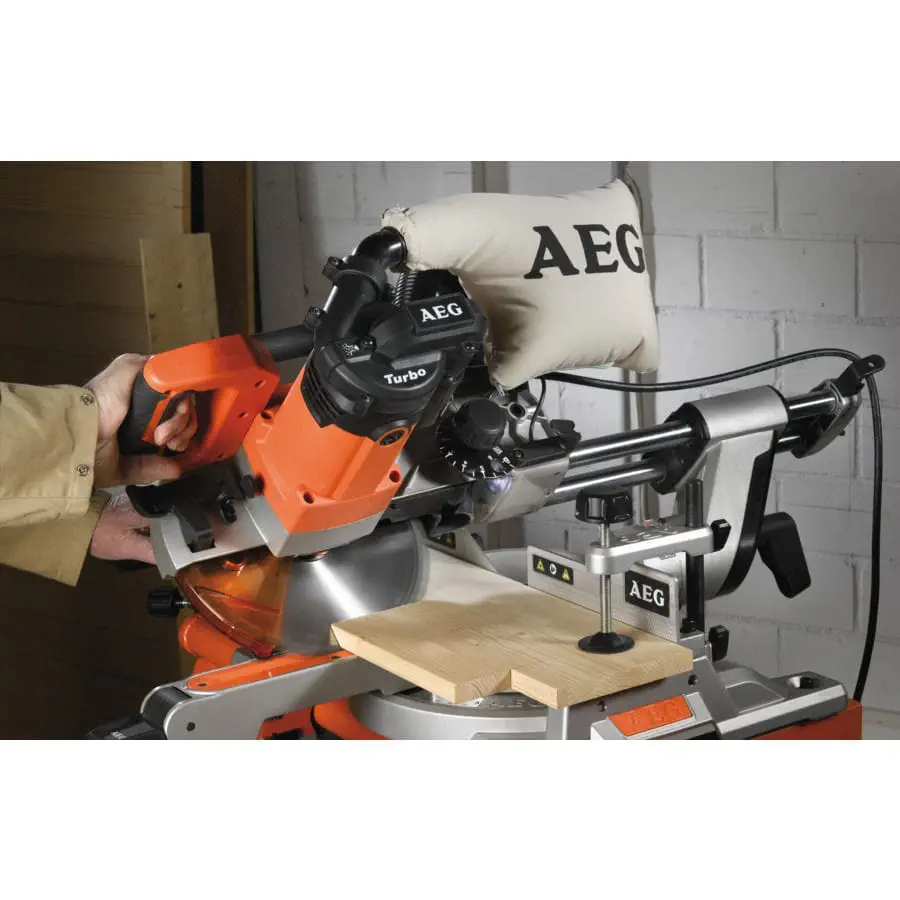 Miter saw PS 216 L AEG Powertools wood sliding