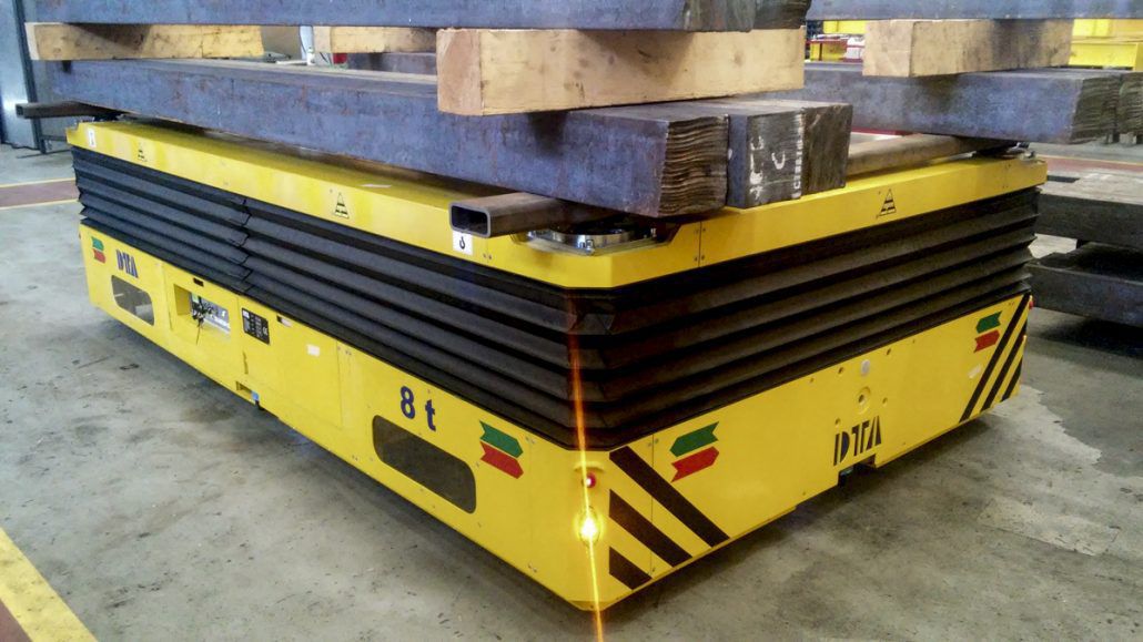 Handling automated guided vehicle - DTA - for heavy loads