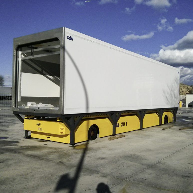 Handling automated guided vehicle - DTA - for heavy loads
