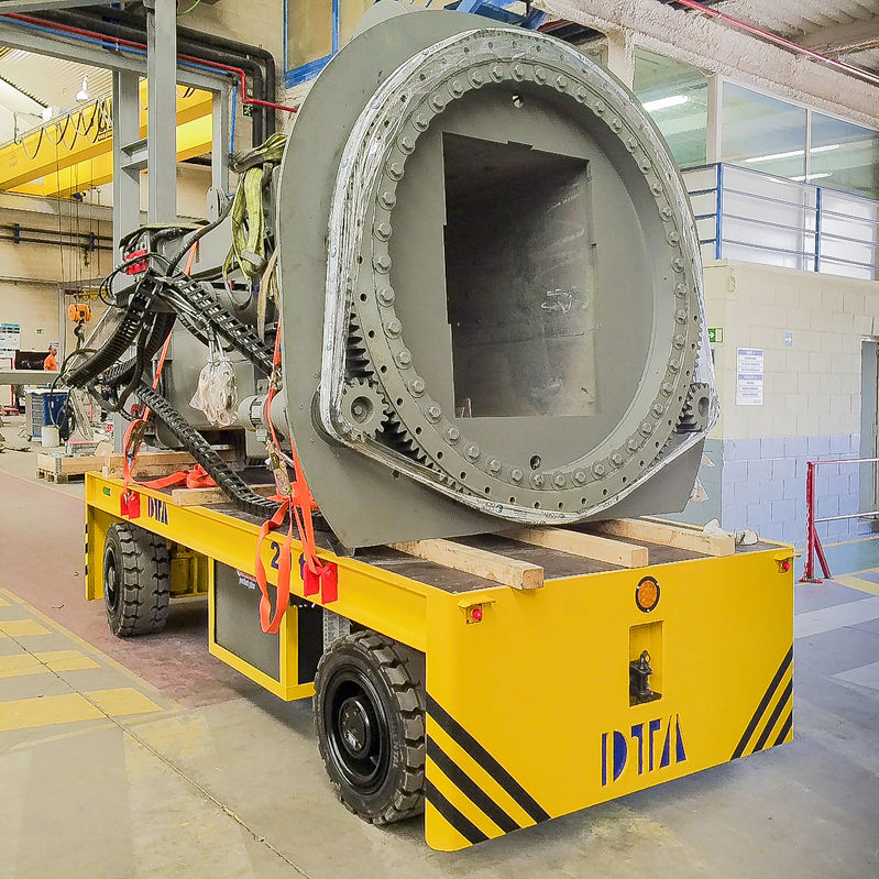 Electric self-propelled cart - DTA - 2-axle / for heavy loads