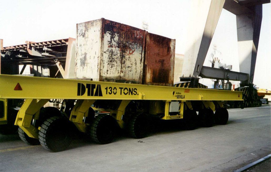 Diesel engine self-propelled trailer - DTA - 6-axle / for heavy loads ...