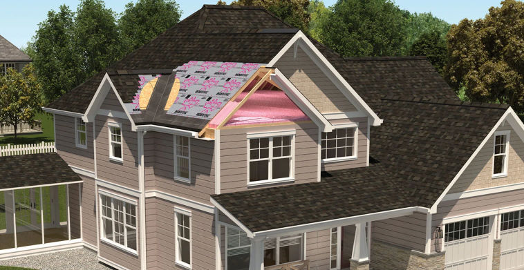Temporary roofing structure - Owens Corning