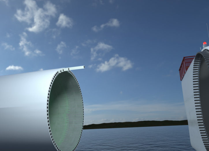 Composite profile - Gurit - tubular / for wind farms