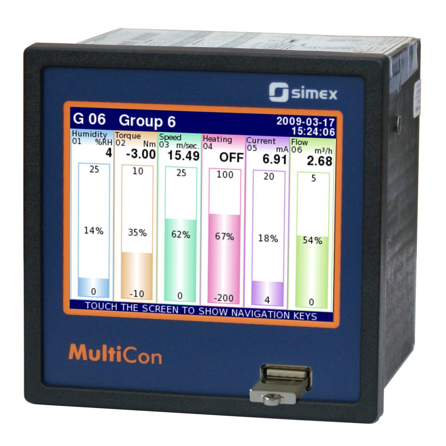 Process indicator - MultiCon CMC-99 - SIMEX Sp. z o.o. - speed ...