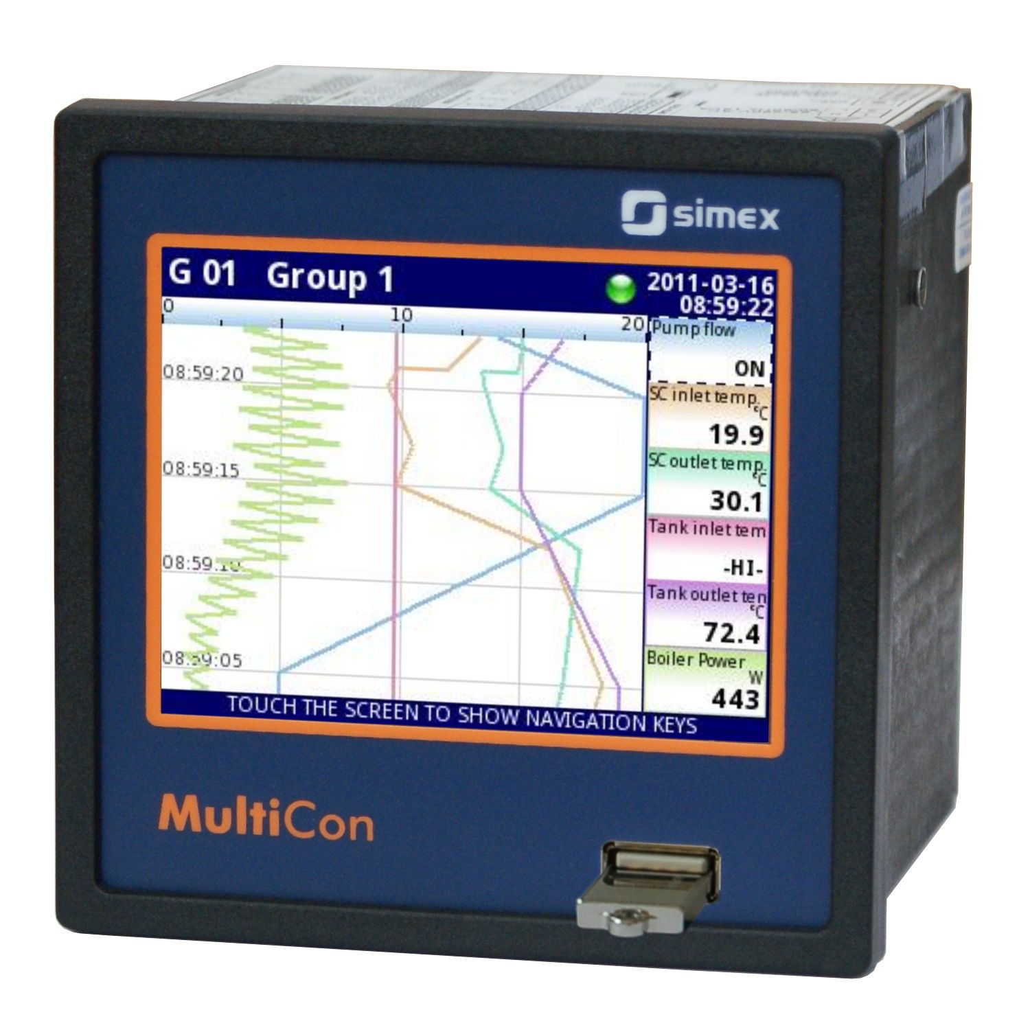 Multifunction power metering - MultiCon CMC-99 - SIMEX Sp. z o.o.