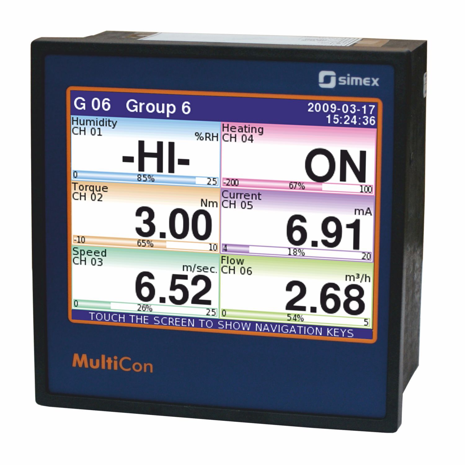 Multifunction power metering - MultiCon CMC-141 - SIMEX Sp. z o.o.