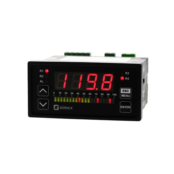 Process indicator controller - SUR-94B series - SIMEX Sp. z o.o. - voltage / humidity / temperature