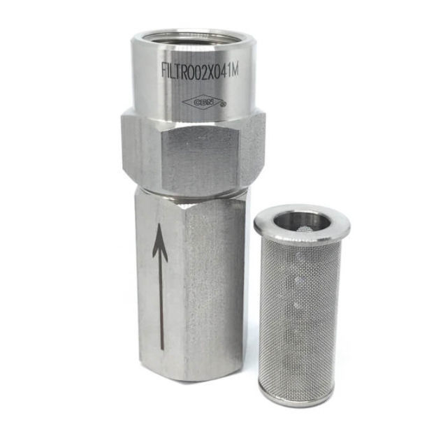 Liquid filter - C.B.N. - industrial / threaded / in-line