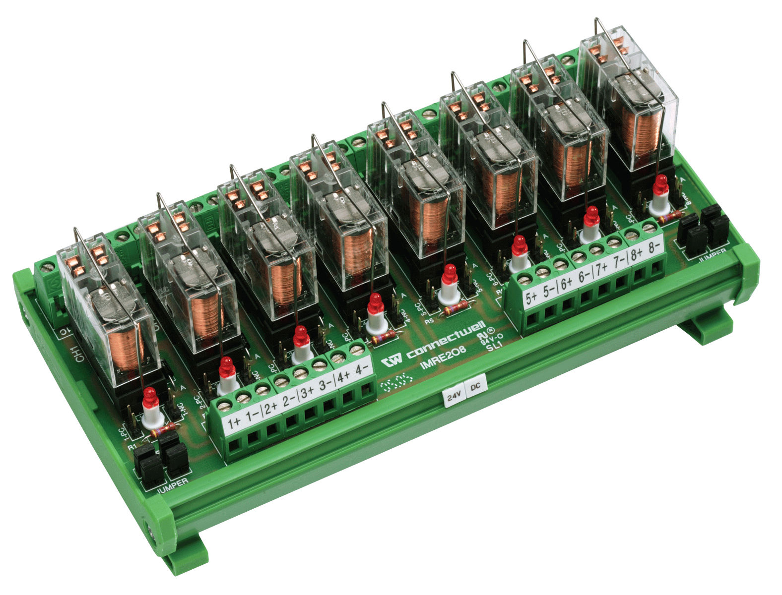 Electromechanical relay module - 110 - 230 V, 5 - 10 A | IMRE1SS series ...