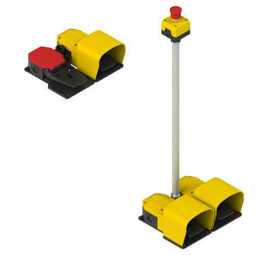 Control foot switch - PC Series - Pizzato Elettrica - electric / 2 pedals